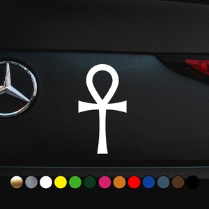 Symbol Ankh Logo Ancient Egypt High Quality Sticker - Perfect Cut Color ...