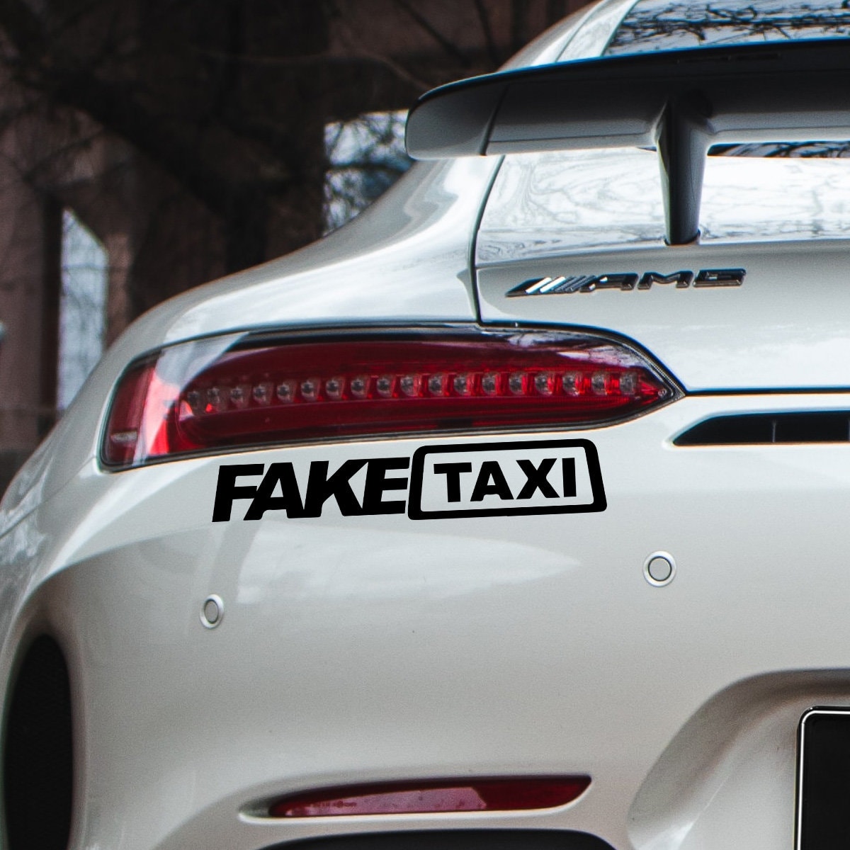 Funny Car Stickers FAKE TAXI Laptop Vinyl Decal Window Vinyl - Etsy