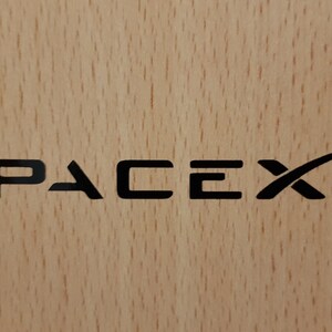 Spacex Logo - Vinyl Decal Sticker - Multiple Sizes and Colors Available ...