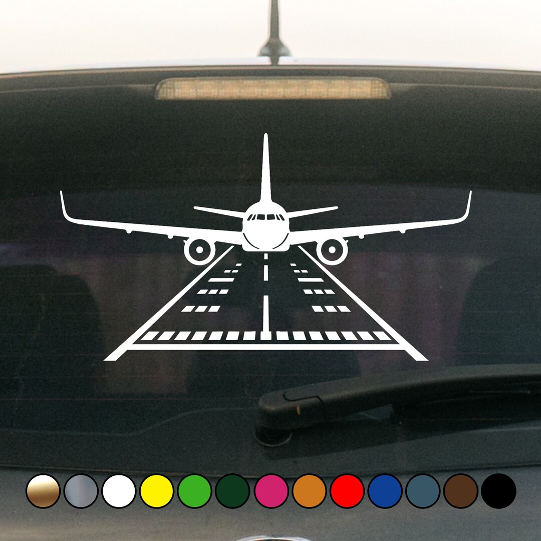 Airbus A320 Airplane Plane on the Runway High Quality Logo - Perfect ...