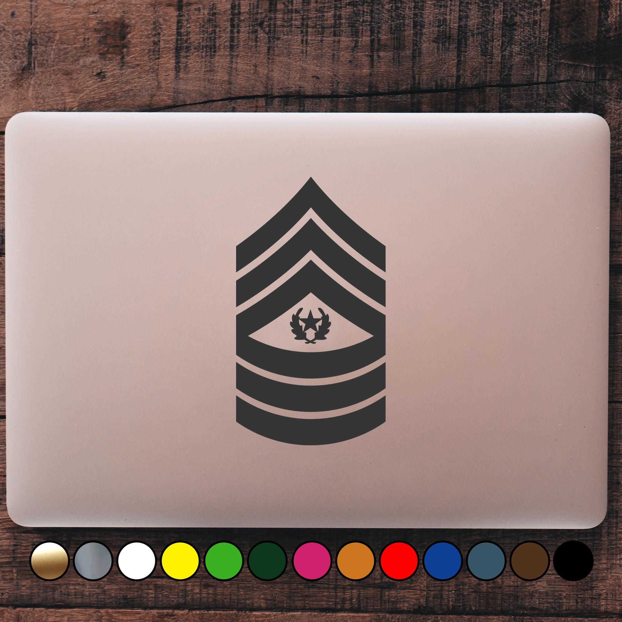 Military US ARMY Rank - Command Sergeant Major Sticker - Perfect Cut ...