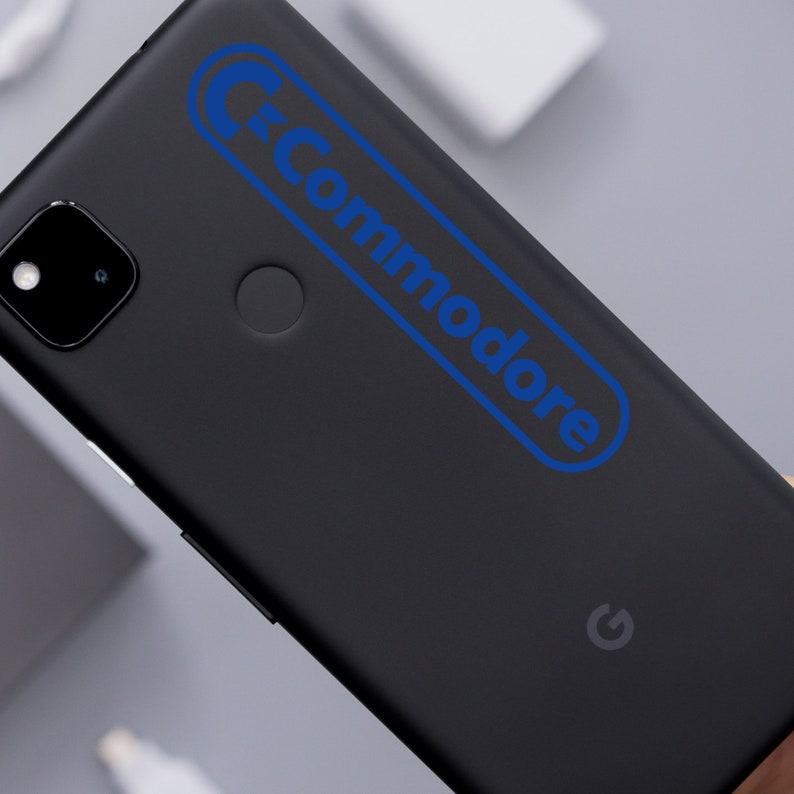 RETRO GAMING Commodore C64 Text Logo Sticker Perfect Cut - Etsy