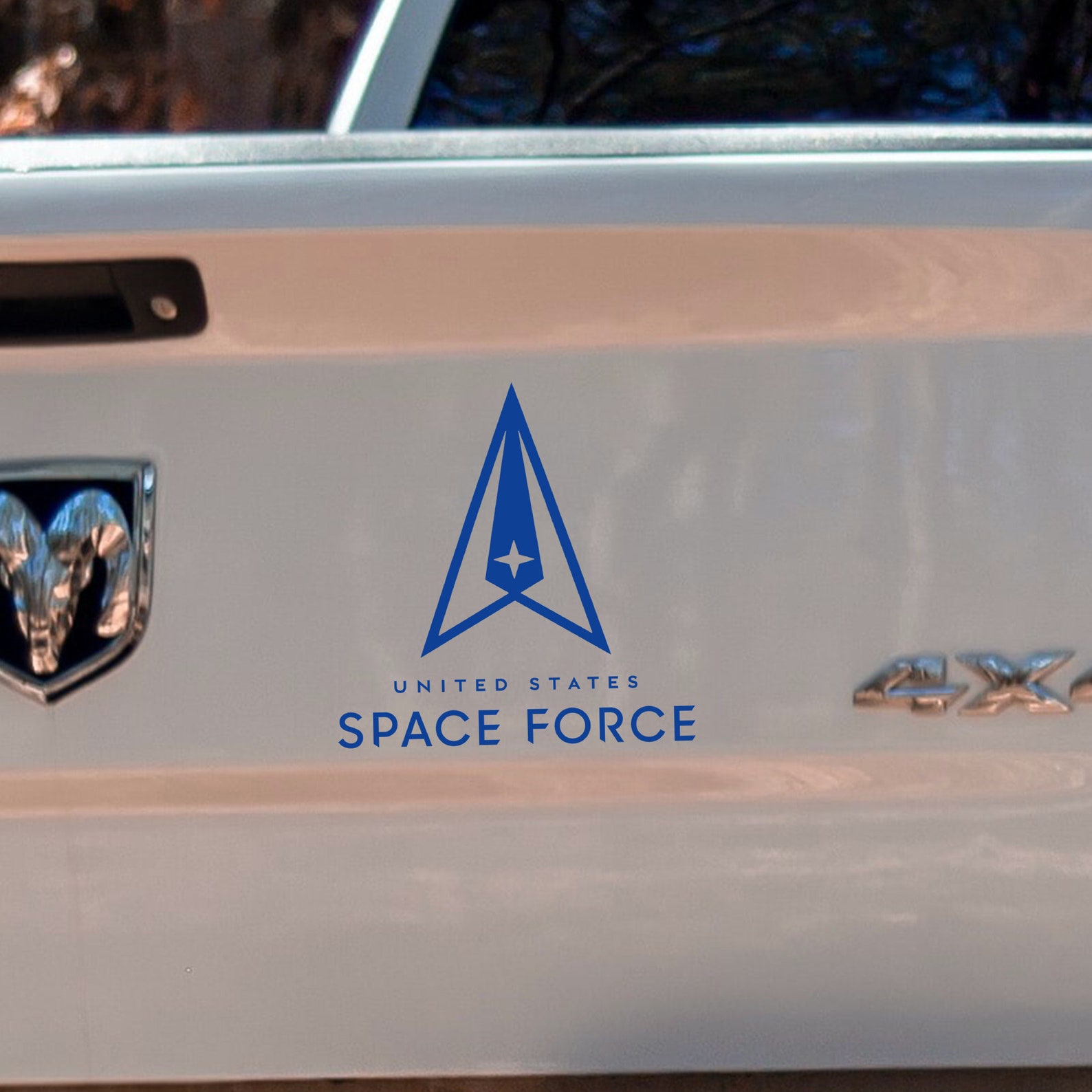 Military US SPACE FORCE Logo Sticker - Perfect Cut Color Decal Vinyl ...
