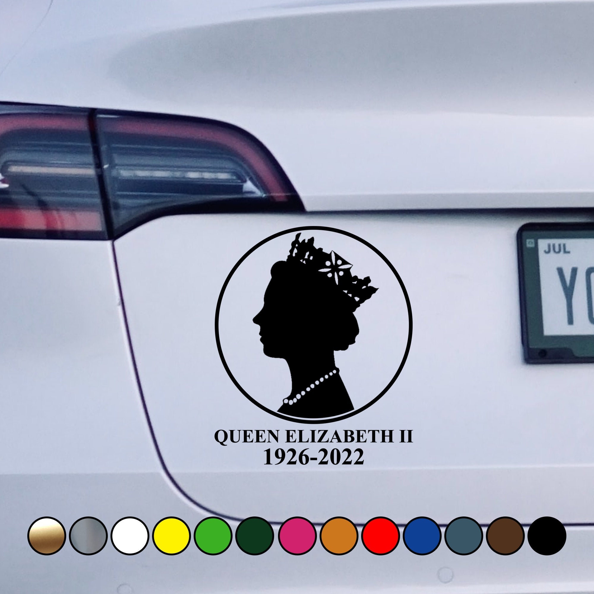 Queen car sticker store