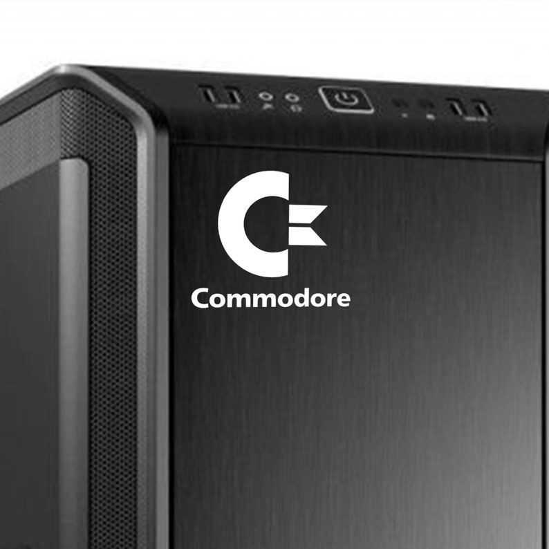 RETRO GAMING Commodore C64 Logo Sticker Perfect Cut Color - Etsy