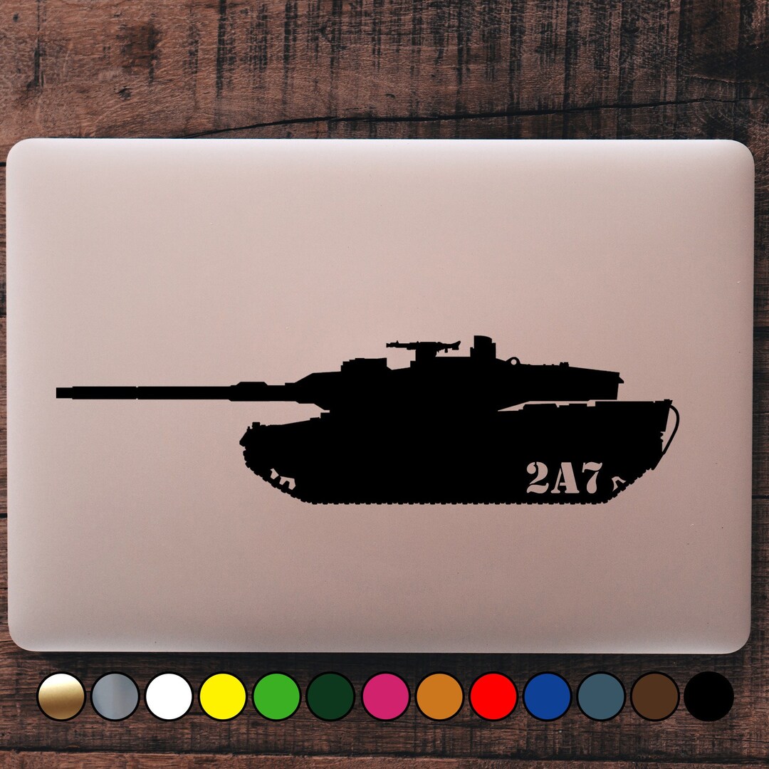 Military Leopard 2A7 Main Battle Tank Logo Sticker - Perfect Cut Color ...