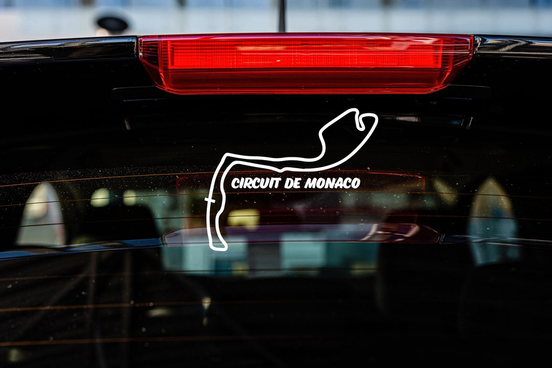Racing Track Design of Circuit De Monaco - Vinyl Decal Sticker ...