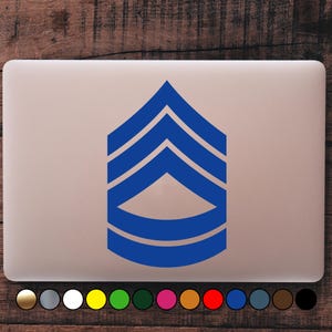 Military US ARMY Rank - Sergeant First Class Sticker - Perfect Cut ...
