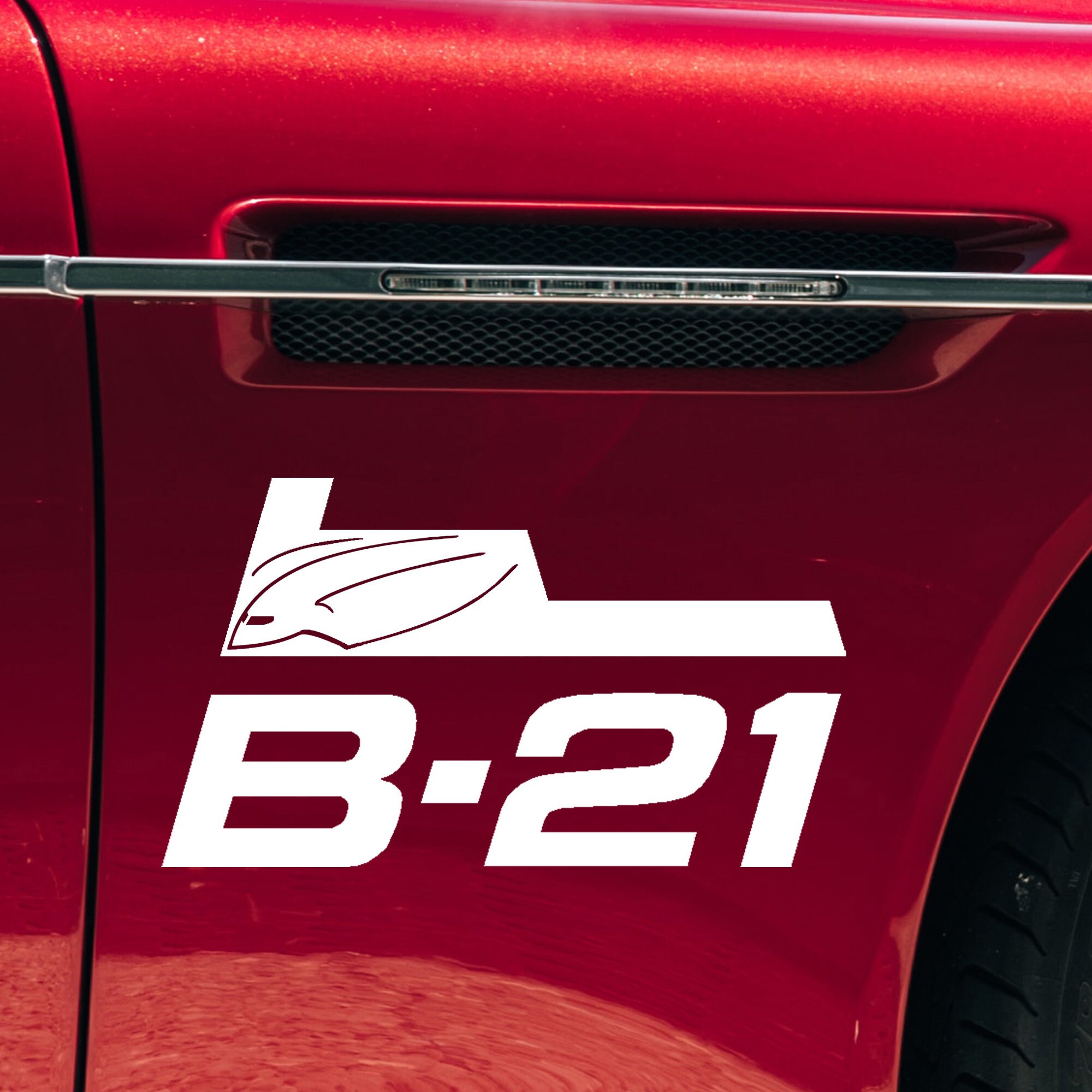 Military New B-21 Raider Bomber Logo Sticker Perfect Cut - Etsy