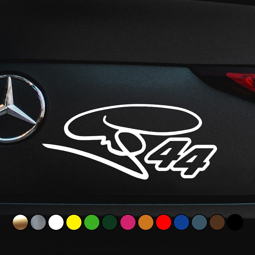 Racing Driver Lewis Signature With Numner 44 - 7 TIME WORLD CHAMPION ...