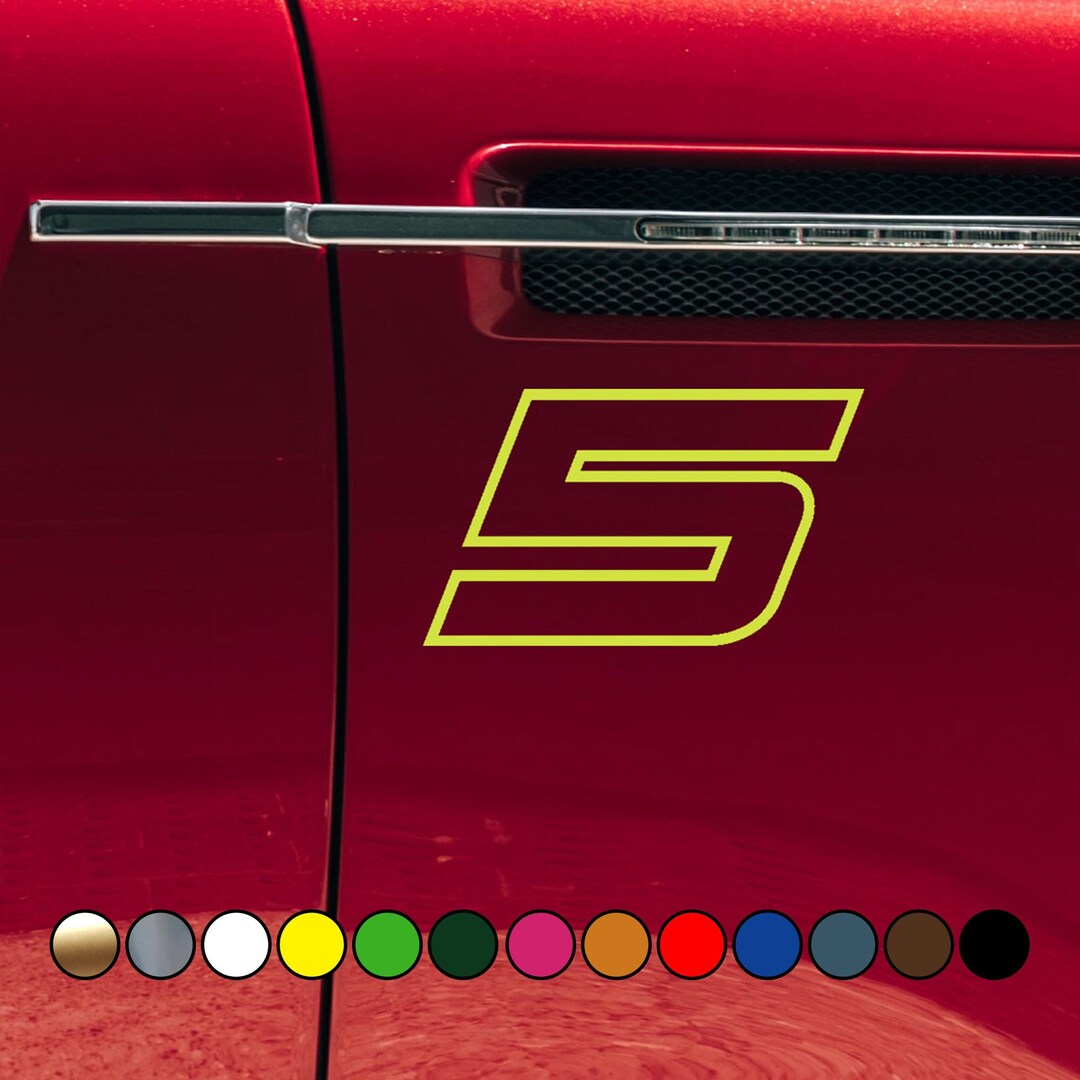 Racing Driver Sebastian 5 - Vinyl Decal Sticker - Multiple Sizes and ...