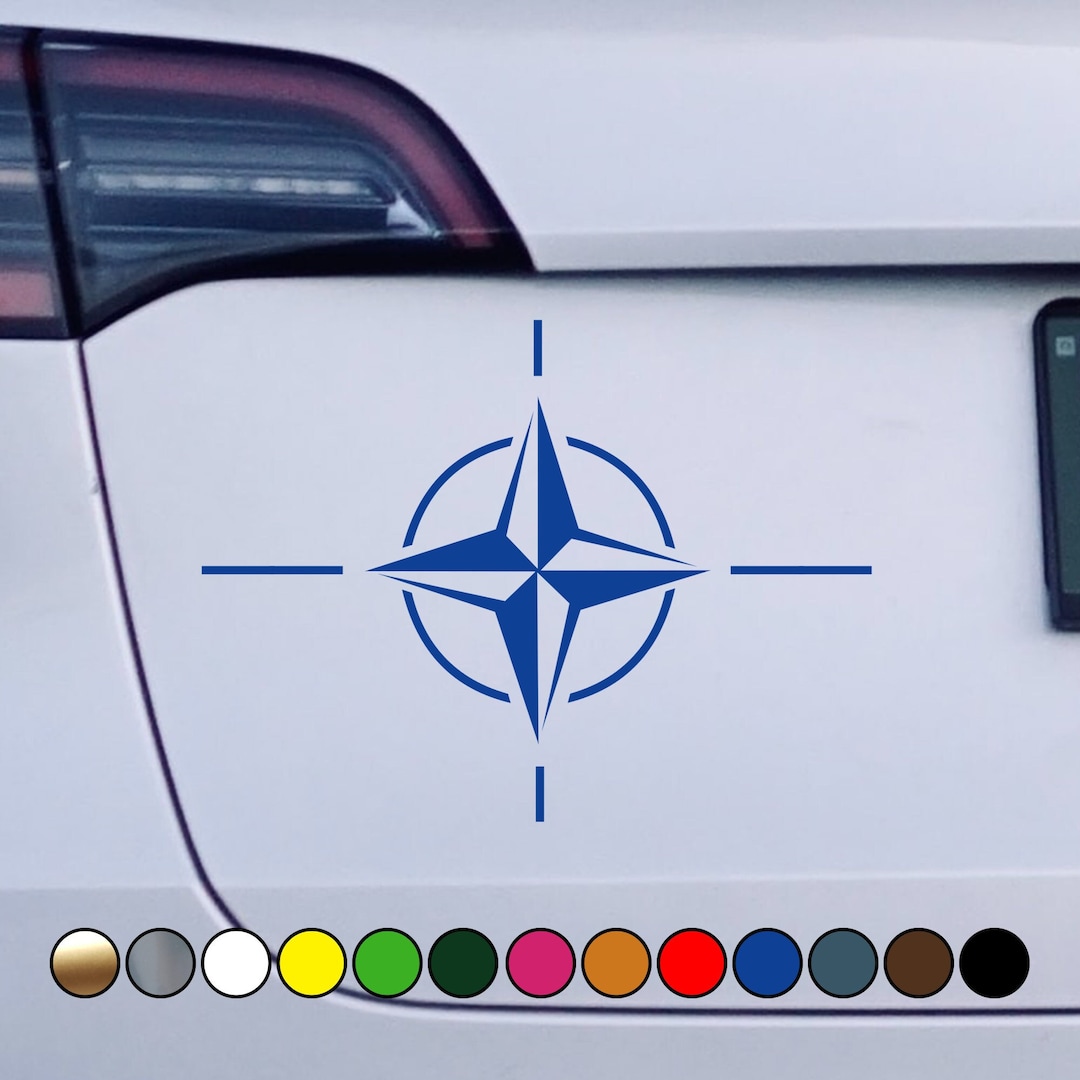 Military NATO the North Atlantic Treaty Organization Logo - Perfect Cut ...