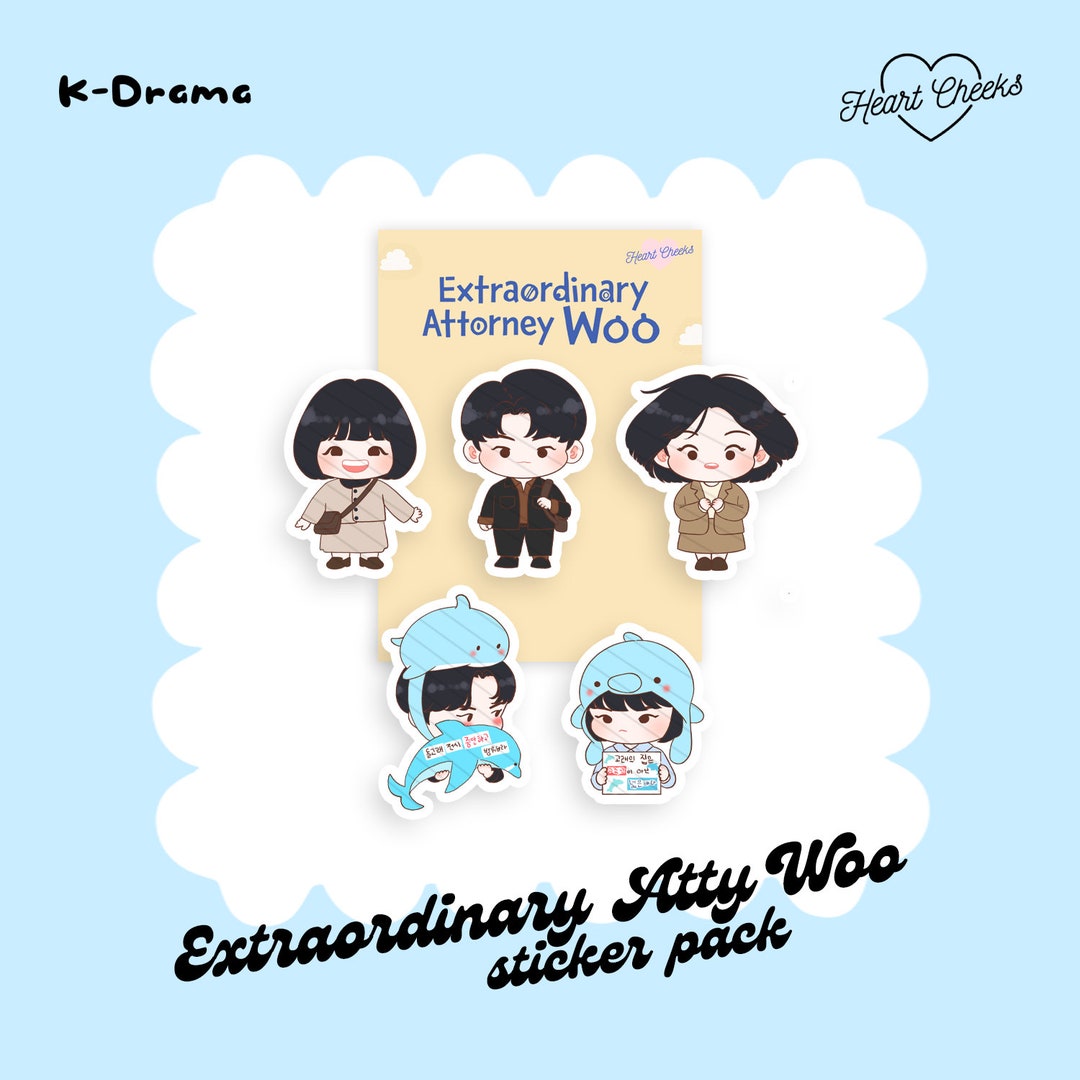 Extraordinary Attorney Woo Sticker Pack by Heart Cheeks - Etsy