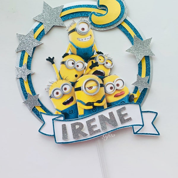 Minion Cake Topper - Etsy