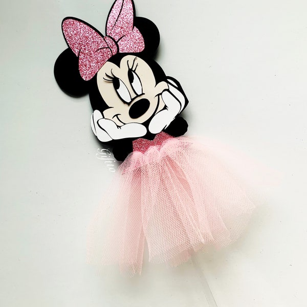 Minnie Mouse Cake Topper - Etsy