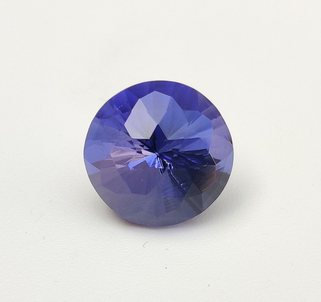 Beautiful Tanzanite Shade Natural Glass Stone, Table Size Brio Lite ...