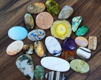 Pack of Mixed Gemstones Beautiful Gems All Natural Mix Lot - Etsy