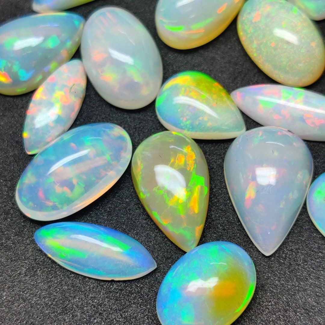Top Quality Natural Ethiopian Welo Fire Opal Mix Shape Wholesale Lot ...