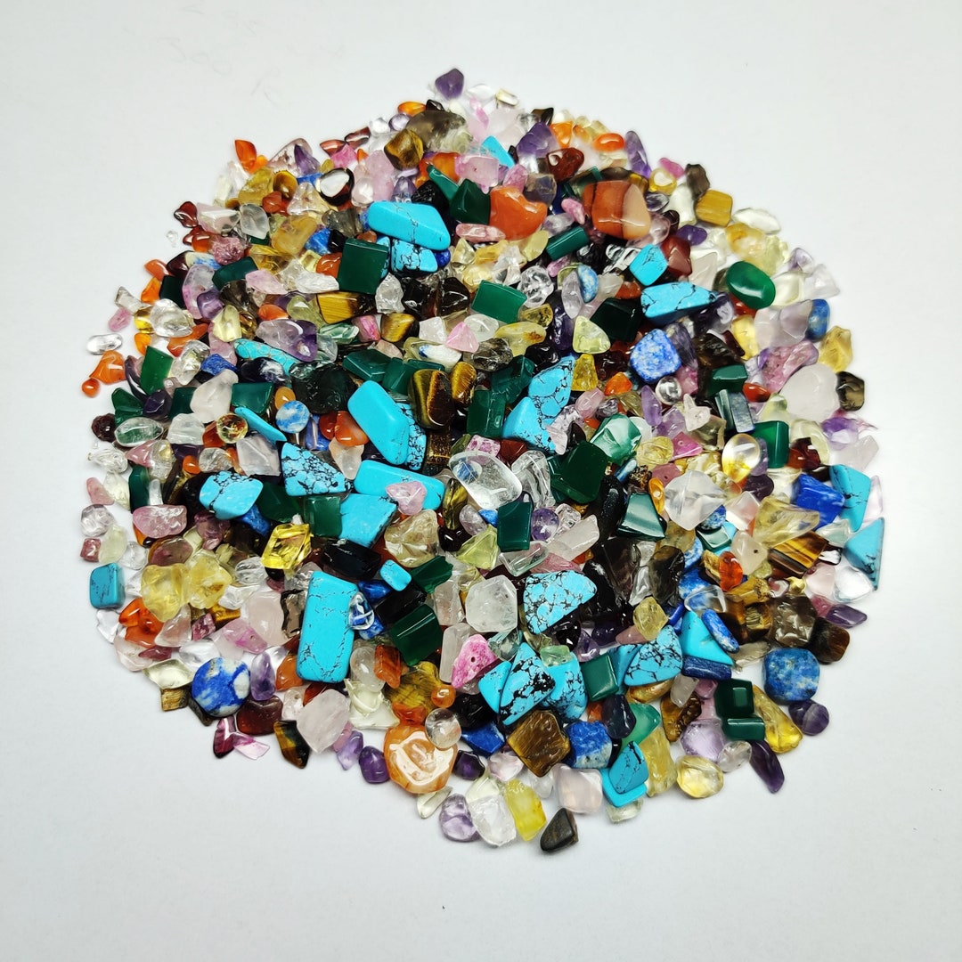 Genuine Mix Gemstone Polish Crystal Chips 100 Carat Lot, Chips Bulk Lot ...