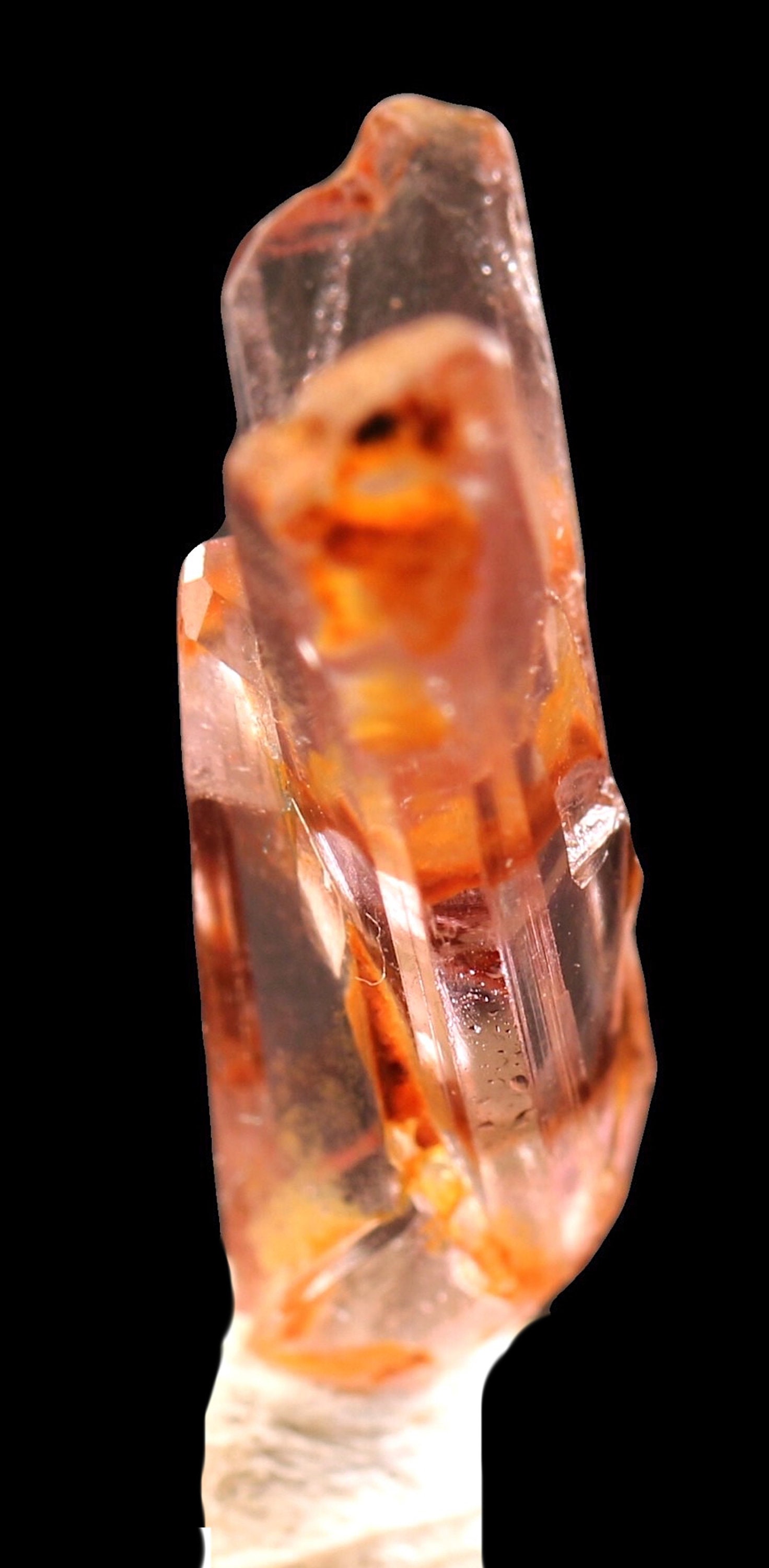 Rare Gemstone, V-shaped Diaspore Crystal, Red Orange Diaspore, Diaspore ...