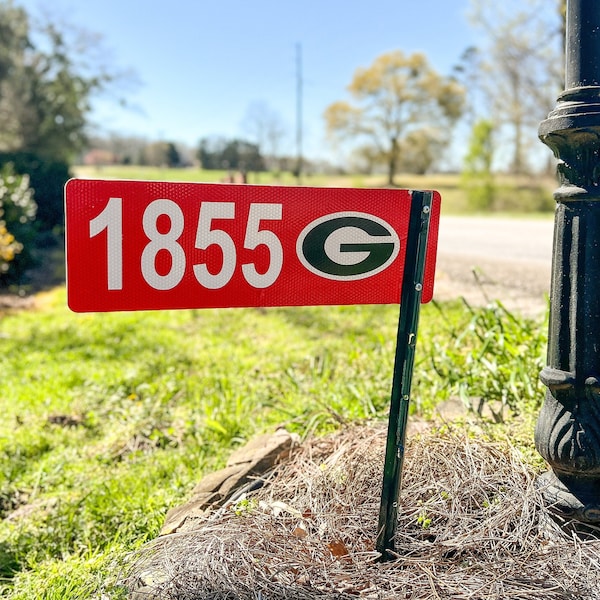 Mailbox Number Yard Sign - Etsy