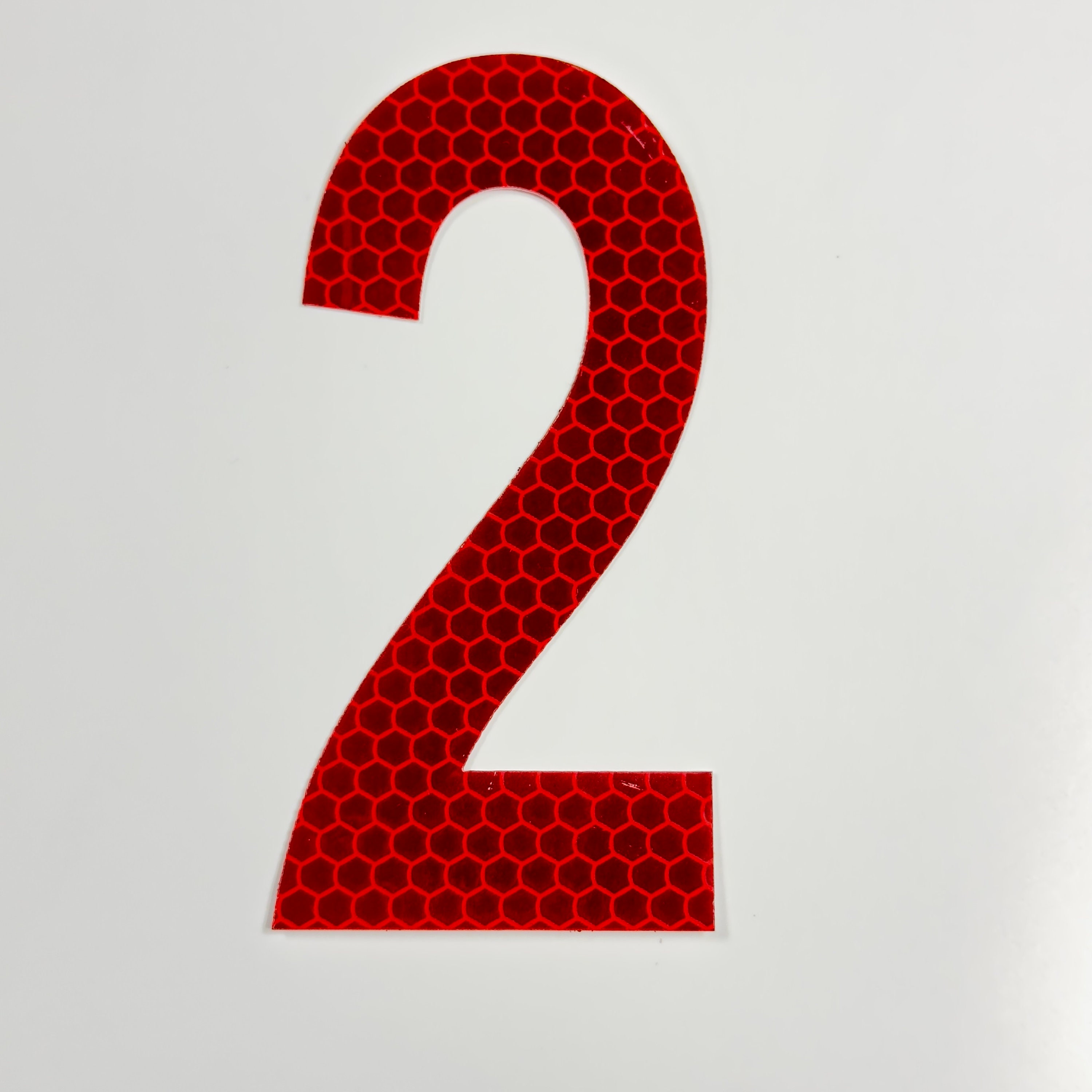 Reflective Address Number Individual Packaged House Numbers Adhesive ...