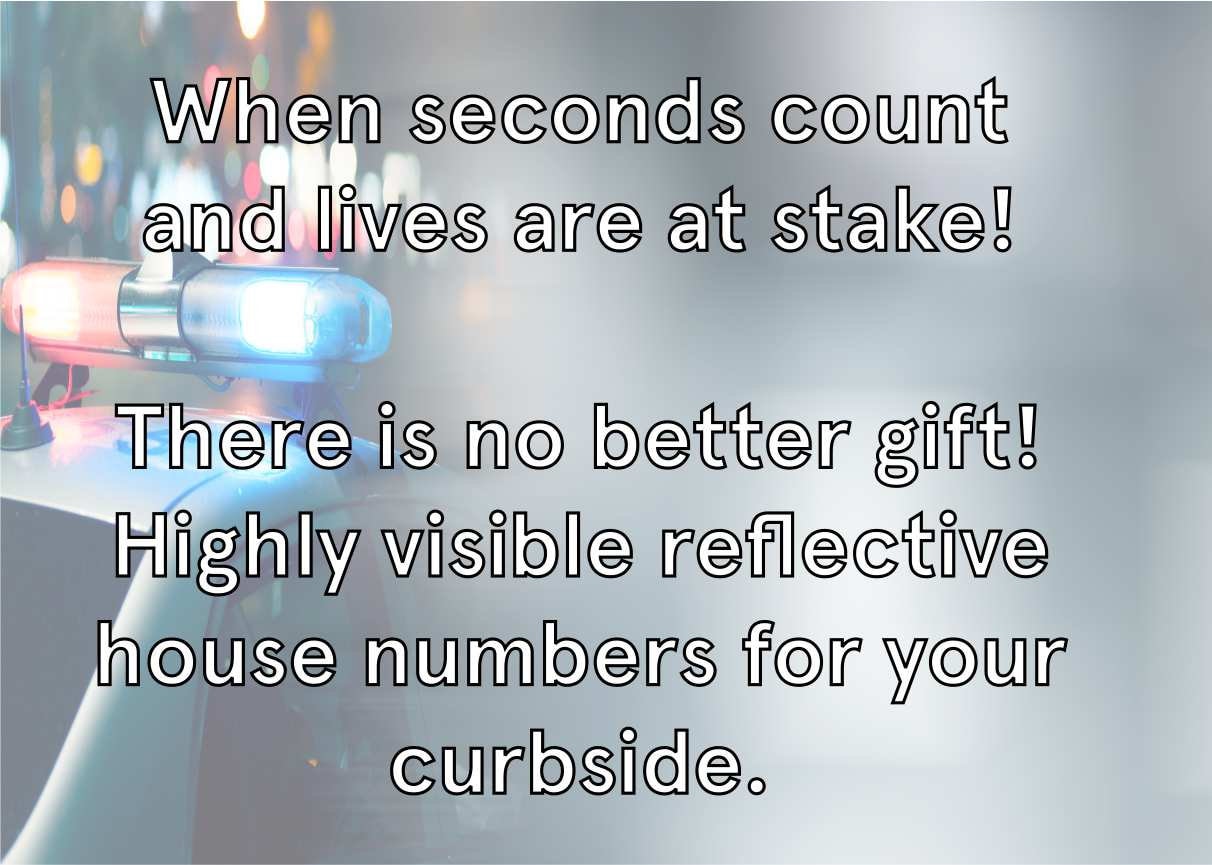 Georgia Metal Address Marker Sign Reflective Vinyl House Number Plaque ...