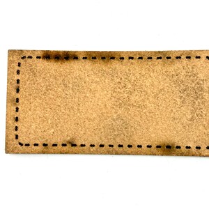 Dad Leather Patch Genuine Real Leather Patch Laser Etched Patch With ...