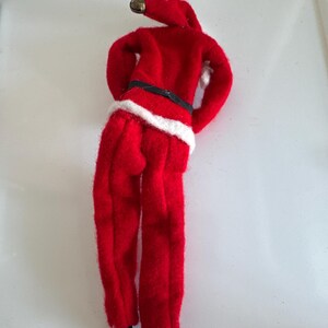 Vintage Bendable Santa - Etsy
