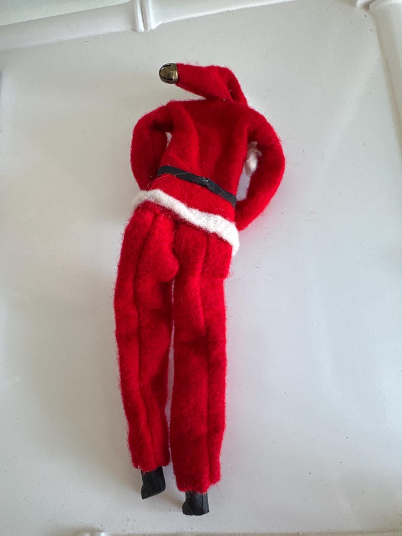 Vintage Bendable Santa - Etsy
