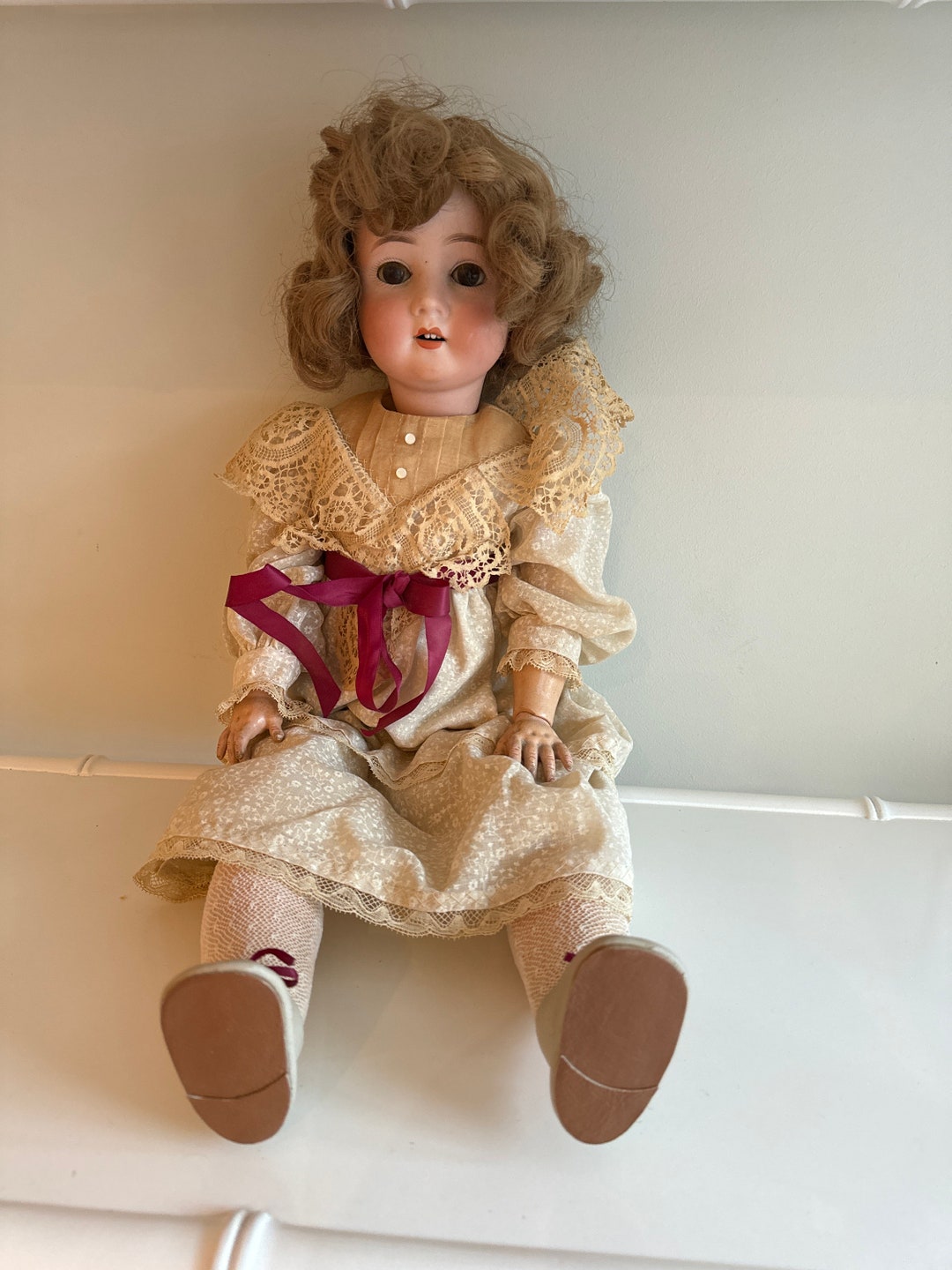 G & S Gans and Seyfarth Bisque German Doll - Etsy