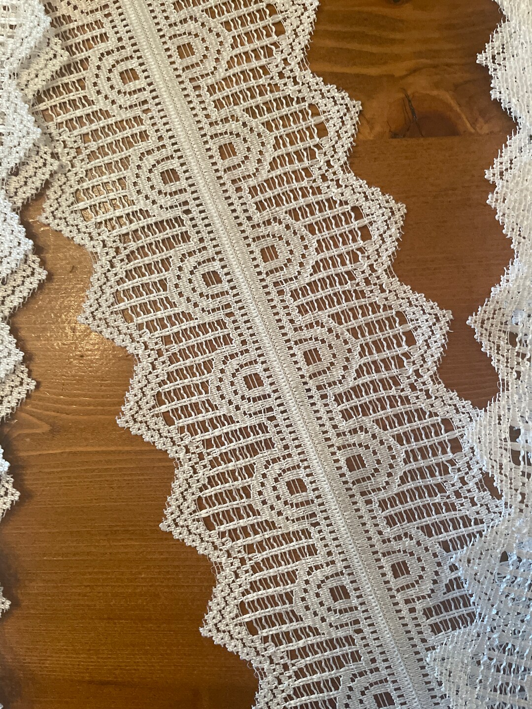 Vintage White Polyester Double Sided Lace Trim 12 Yards - Etsy