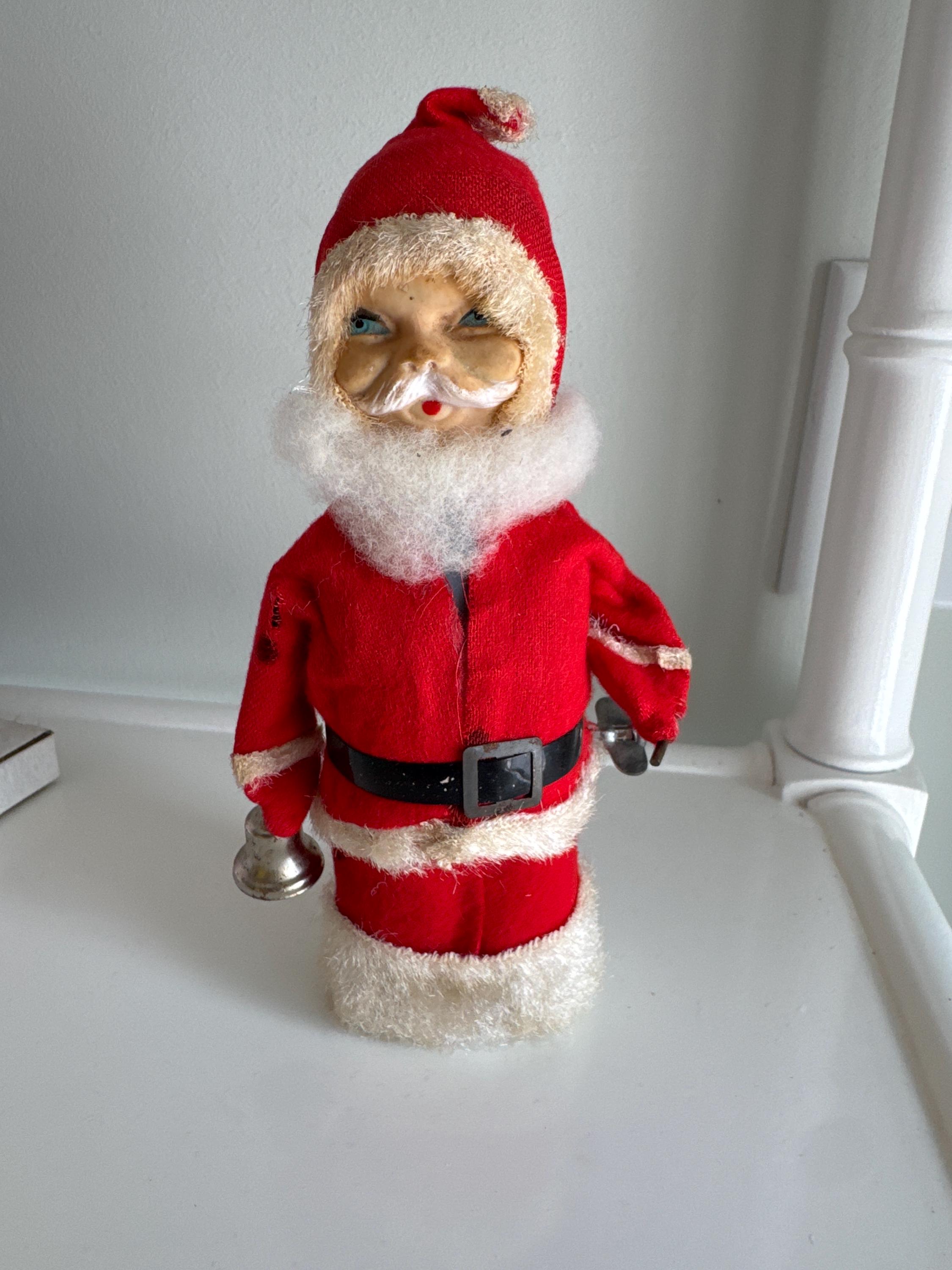 Vintage Mechanical Santa - Etsy