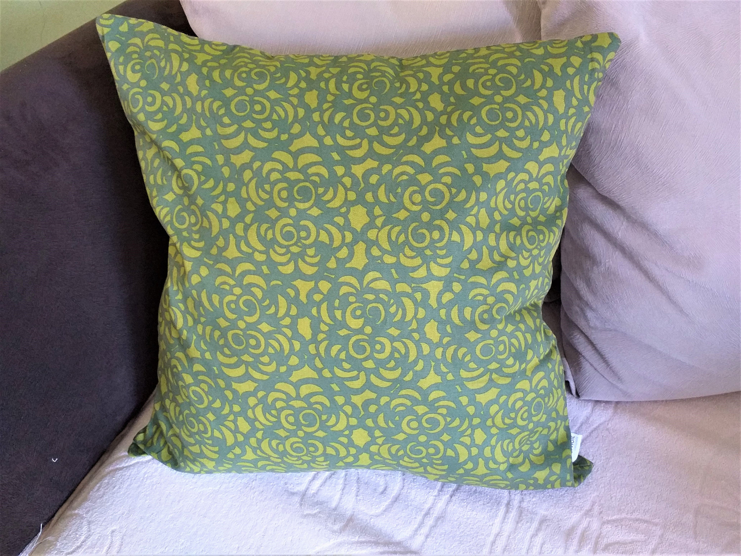 Retro Pillowcase SERHOLT Sweden Green Pillow Cover - Etsy Sweden