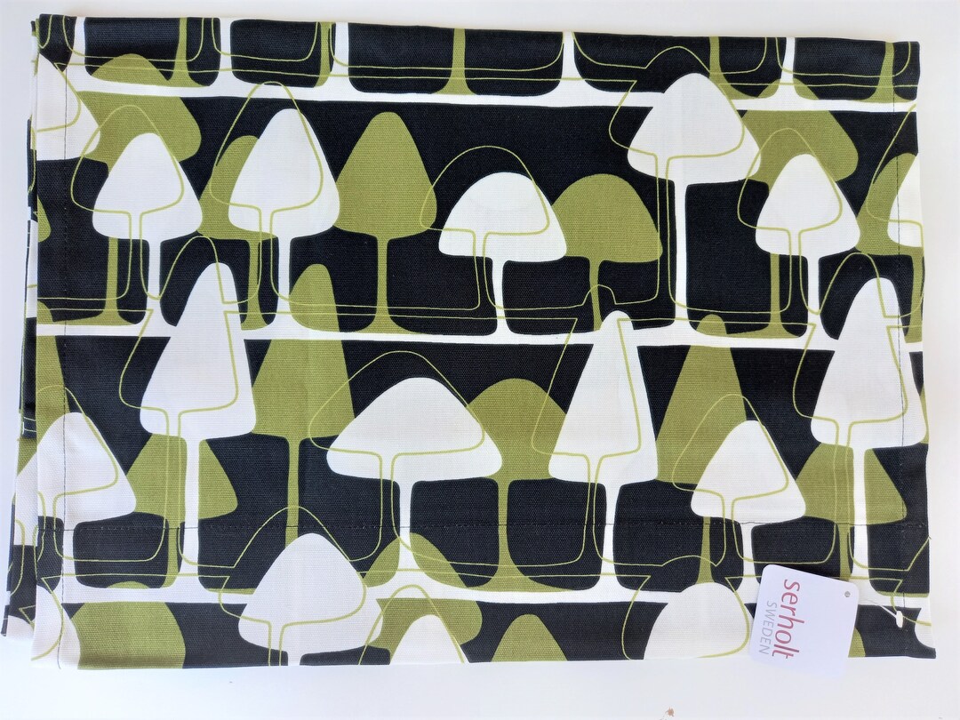 SERHOLT Sweden Curtains svamp Scandinavian Vintage Curtains Poisonous ...