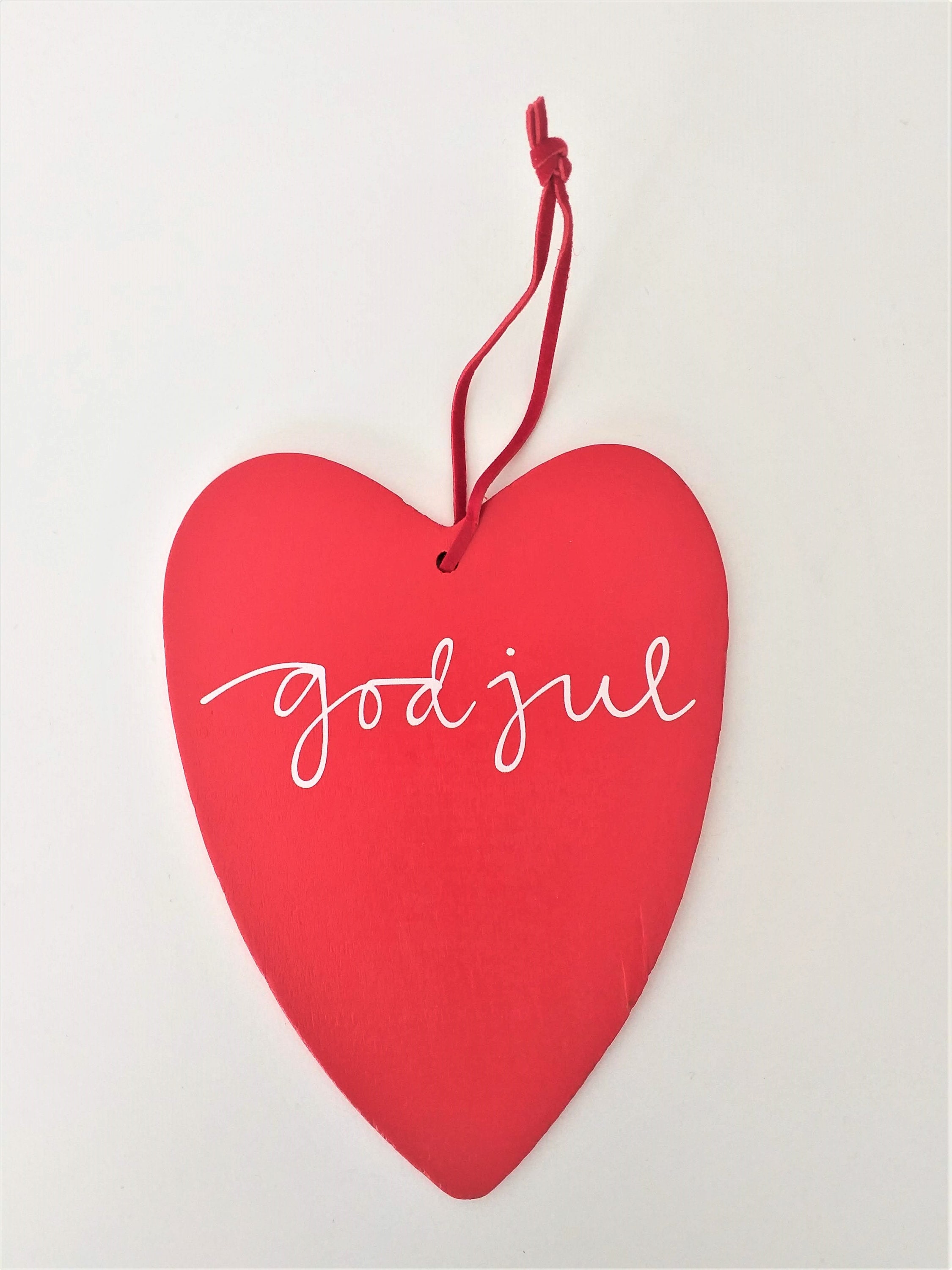 Scandinavian Hanging Heart SERHOLT Sweden Swedish Hanging Heart Wooden ...