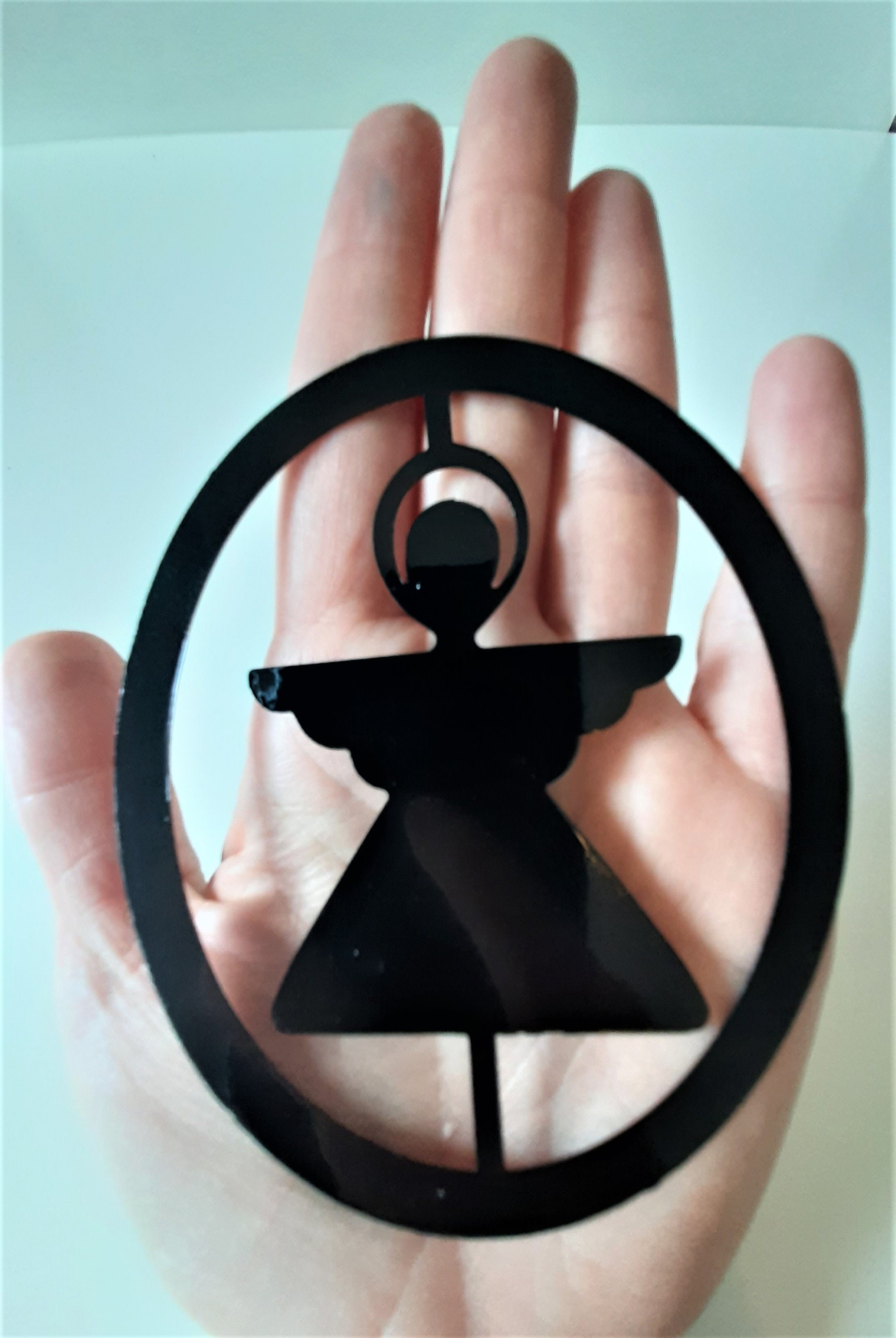 PACK OF THREE Angels Swedish Hanging Angels Scandinavian Metal Angel ...