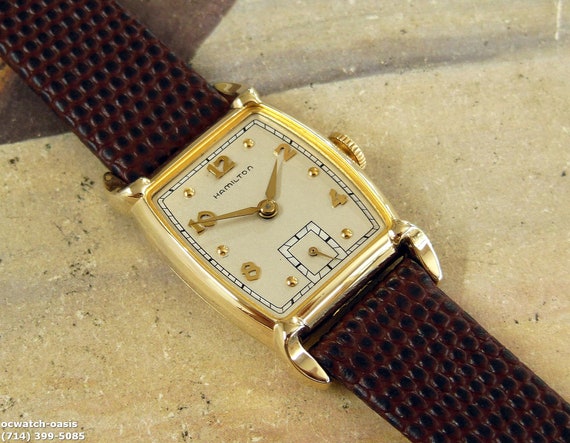 1951 Vintage HAMILTON Grover, Stunning Silver Dial, S… - Gem