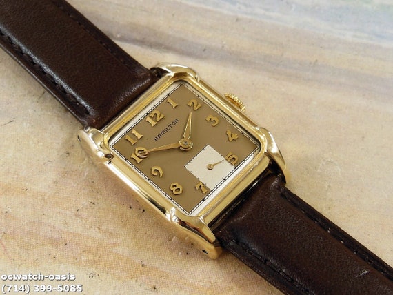 1950 Vintage HAMILTON LAMBERT, Stunning Brown Dial, S… - Gem