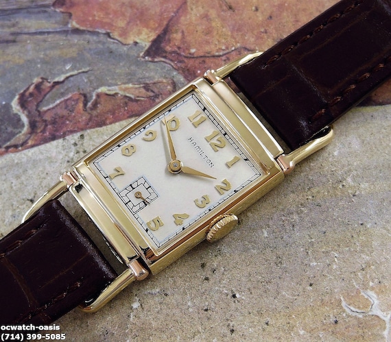 1945 Vintage HAMILTON Wilshire, Stunning off White Di… - Gem
