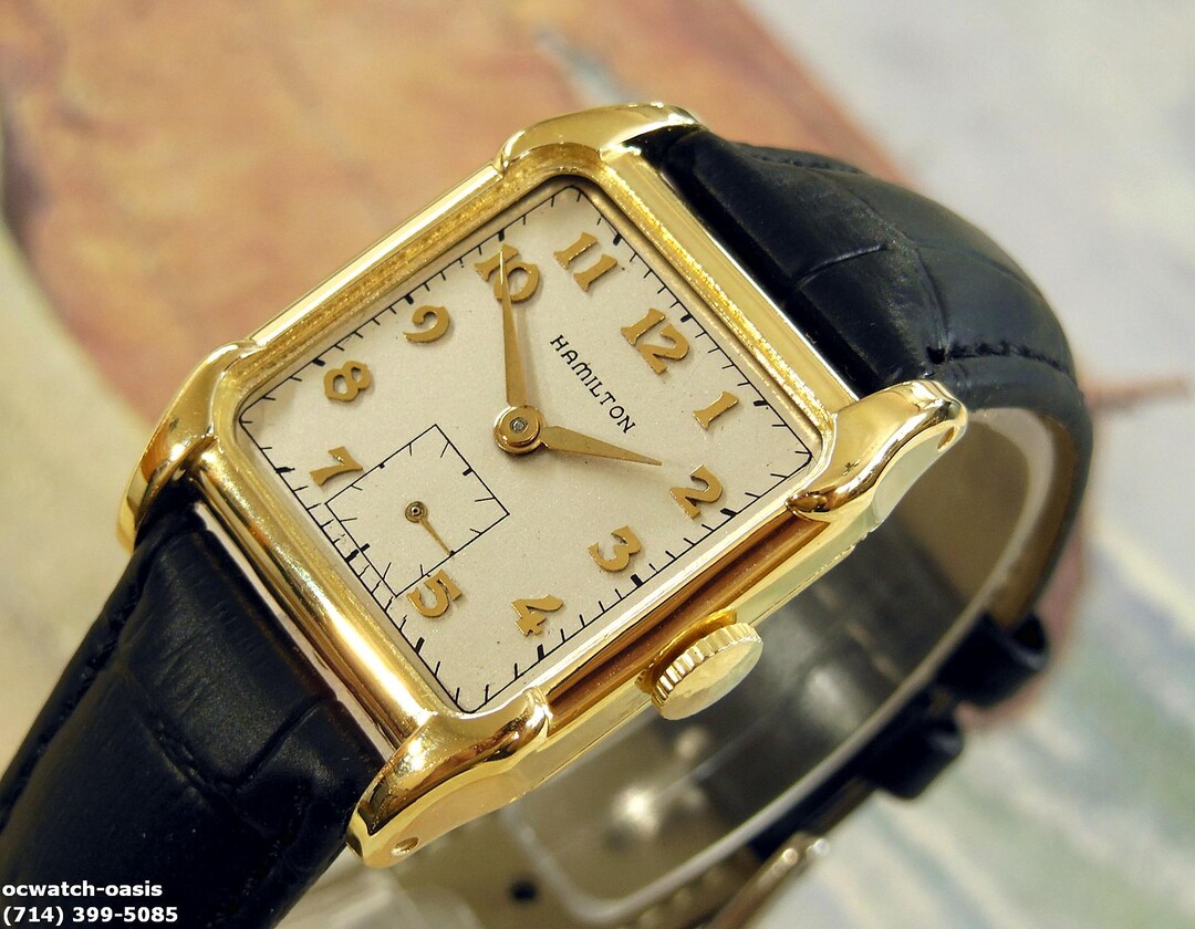 1950 Vintage HAMILTON Lambert, Stunning Silver Dial, Serviced ...