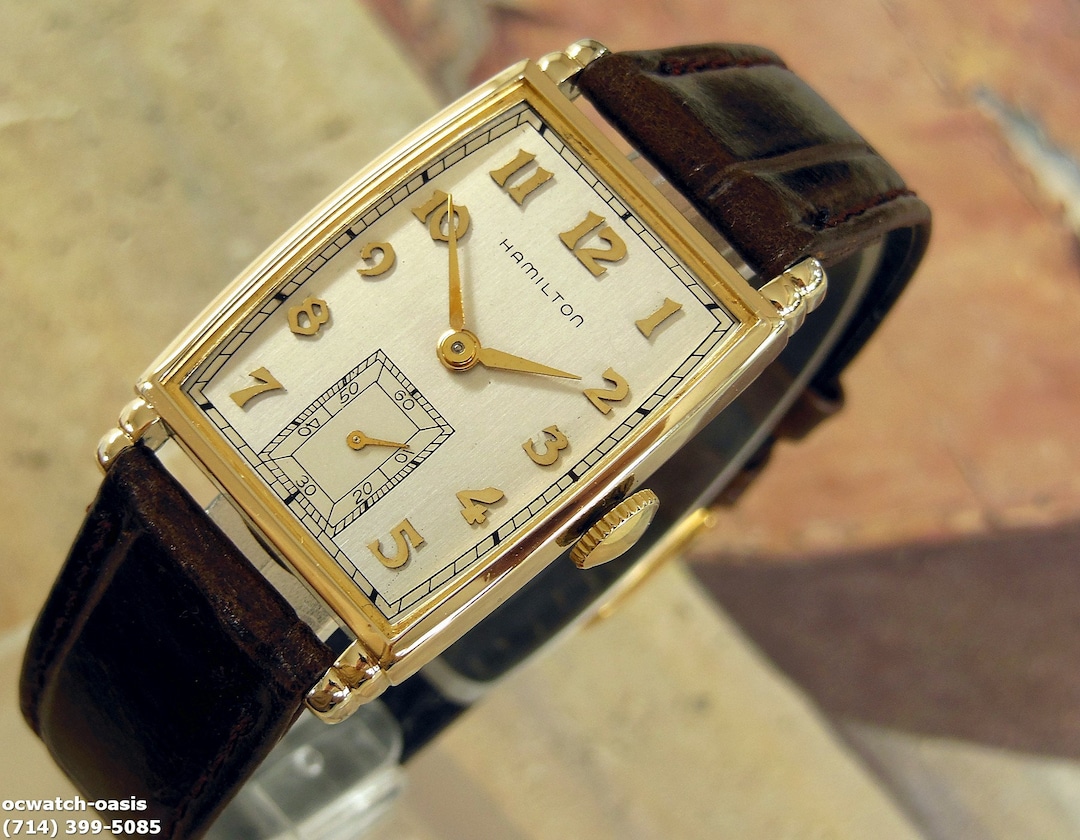1949 Vintage HAMILTON MYRON, Stunning Silver Dial, Serviced, One Year ...