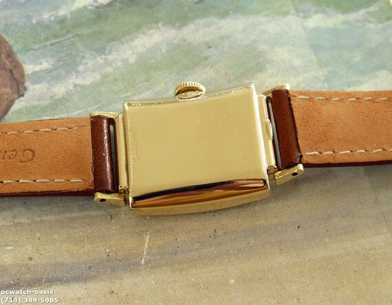 Vintage 1946 HAMILTON ROSS, Stunning Olive Green Dial… - Gem