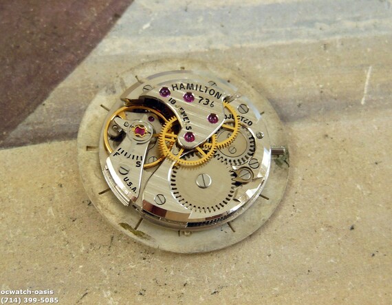 1950's Vintage HAMILTON Masterpiece, Stunning Silver … - Gem