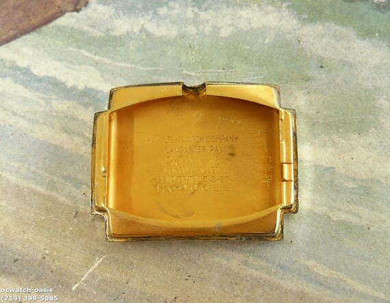 Vintage 1946 HAMILTON ROSS, Stunning Olive Green Dial… - Gem