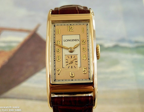 1937 Vintage LONGINES 44mm Long Case, Stunning Silver… - Gem