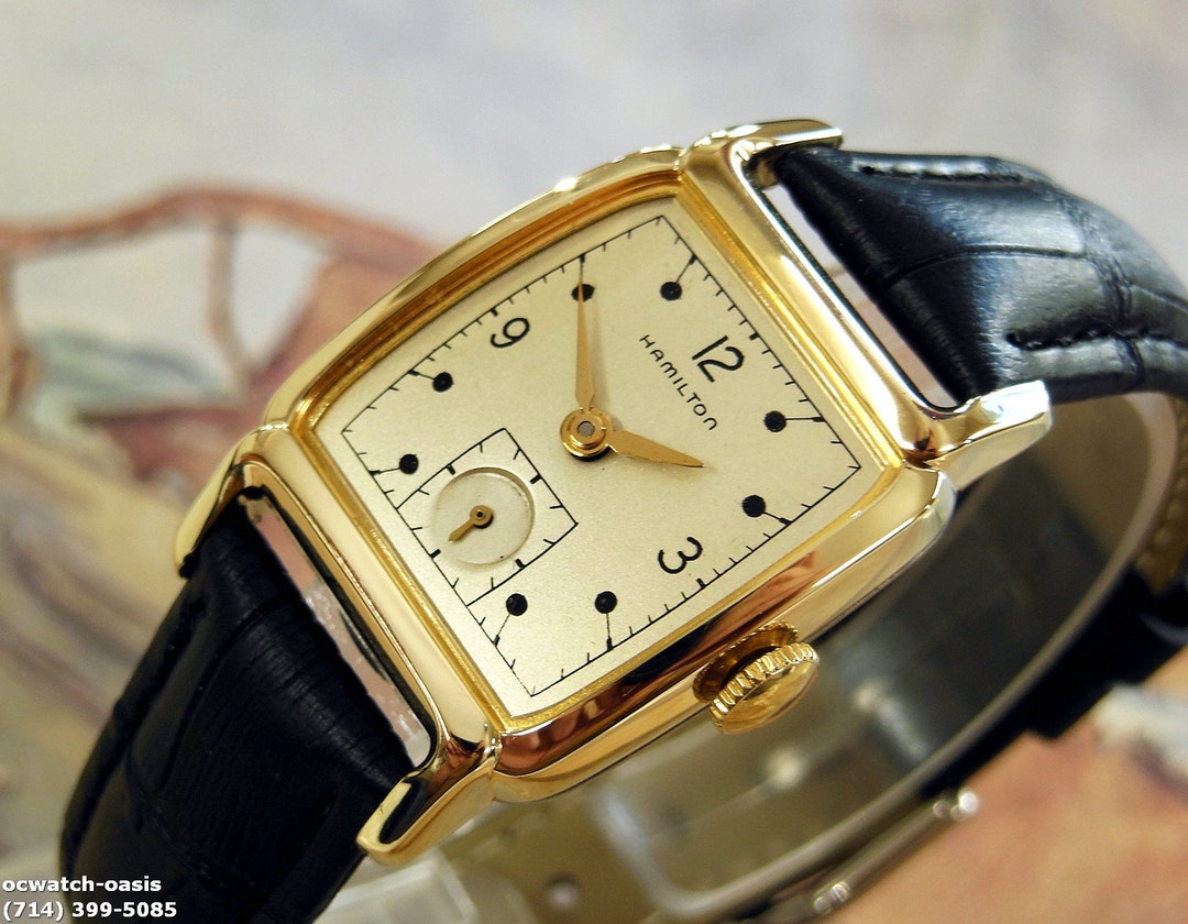 1954 Vintage HAMILTON WARD, Stunning SILVER Dial, Serviced With ...
