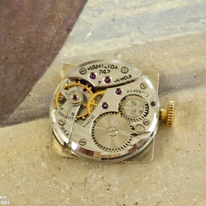 Vintage 1949 HAMILTON DEWITT, Stunning off White Dial, Serviced ...