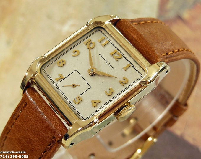 1950 Vintage HAMILTON Lambert, Stunning Silver Dial, Serviced ...