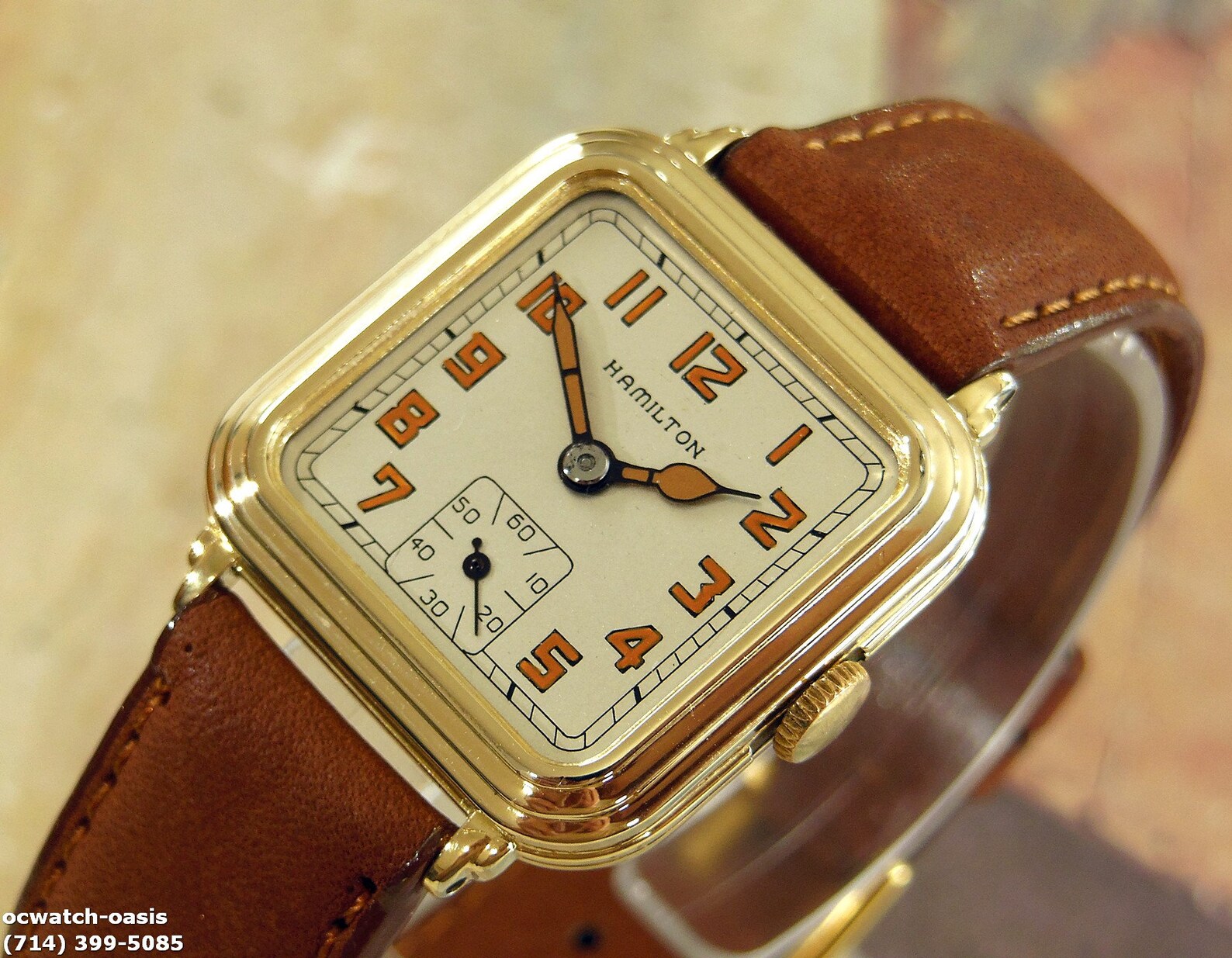 1931 Vintage HAMILTON GREENWICH, Stunning Silver Dial, Serviced ...